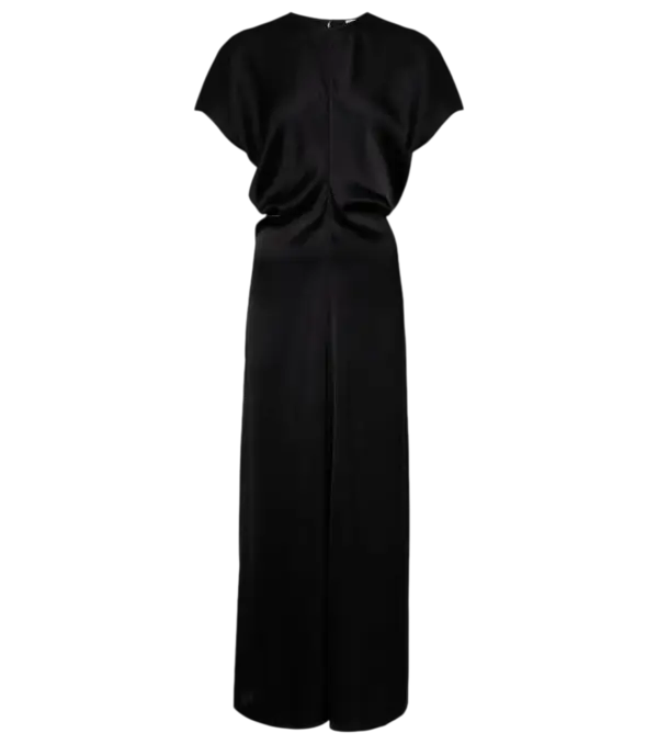 TOTEME Silk Maxi Dress - Black