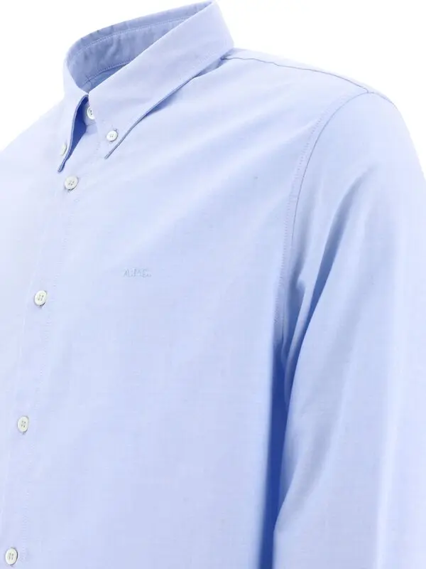 A.p.c. Greg Shirt - Light Blue