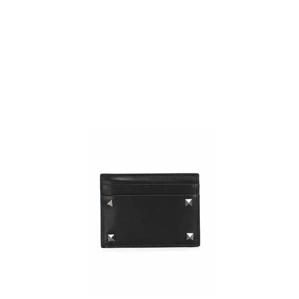 Valentino Garavani Rockstud Card Holder - Black