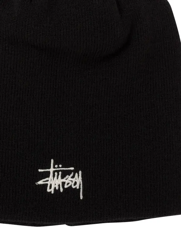 StüSsy Basic Skullcap Beanie - Black | Editorialist