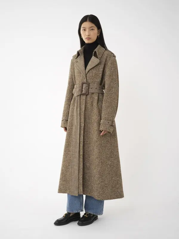 Chloé Belted Trench Coat