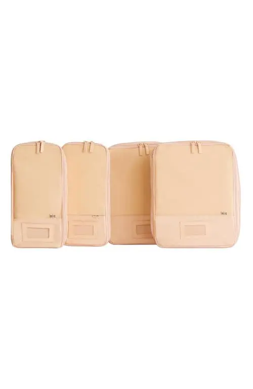 BEIS The Compression Set Of 4 Packing Cubes - Beige