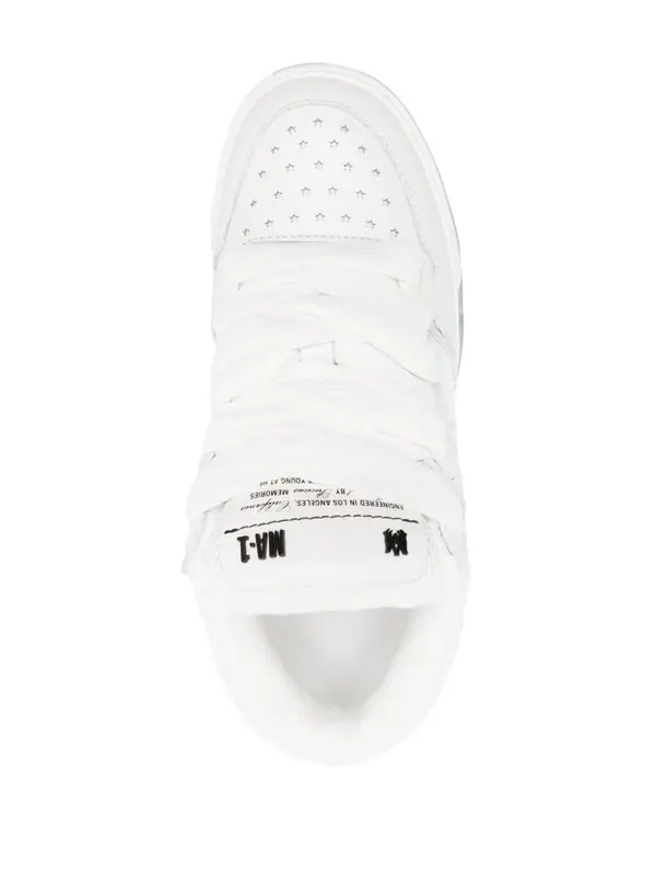 Amiri Ma-1 Leather Sneakers - White