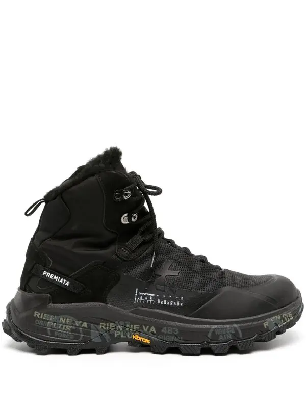Premiata Saintcross High-Top Sneakers In Black - 33% Off