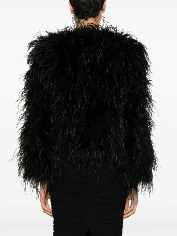 NISSA Ostrich Feather Jacket