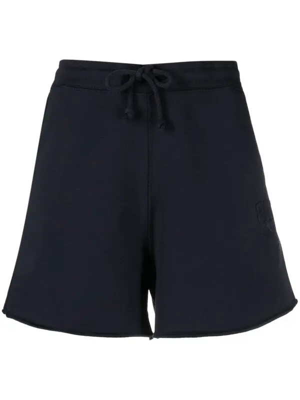 GANNI Logo-embroidered Track Shorts