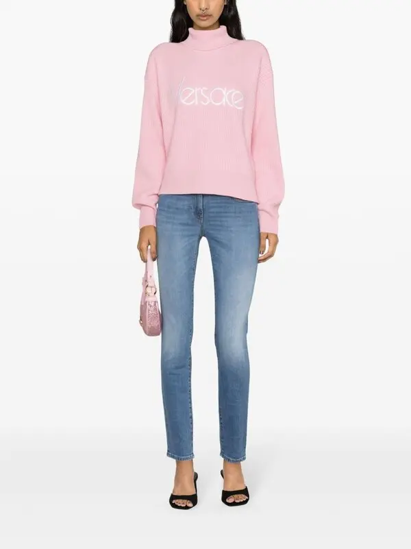 Versace Skinny Jeans With Medusa '95 Hardware