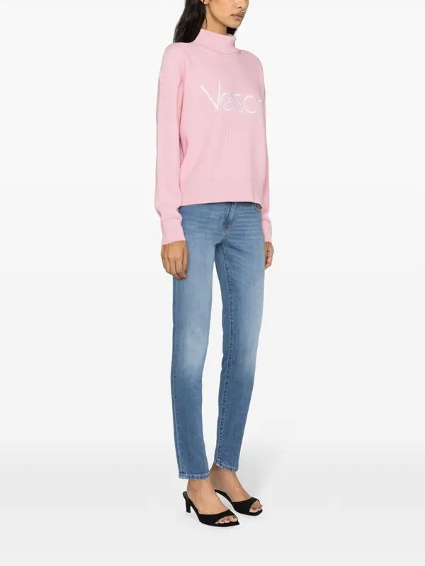 Versace Skinny Jeans With Medusa '95 Hardware