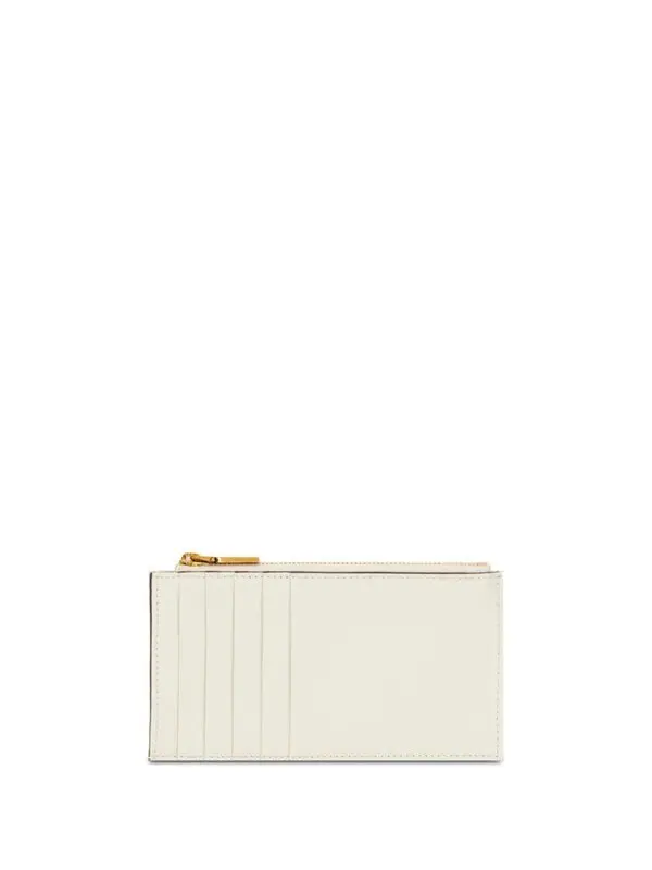 Etro Pegaso Leather Cardholder - Neutrals