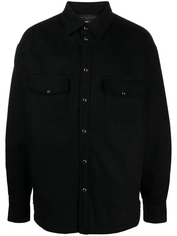 PURPLE BRAND Padded Twill Shirt Jacket