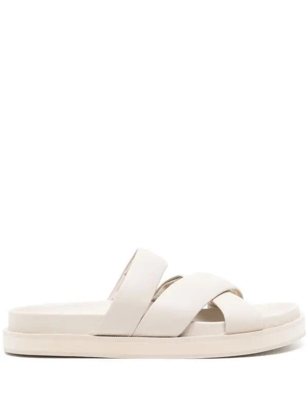 Senso Nico Leather Slippers - White