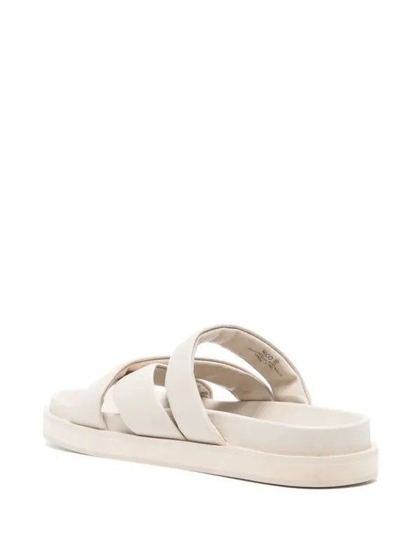 Senso Nico Leather Slippers - White