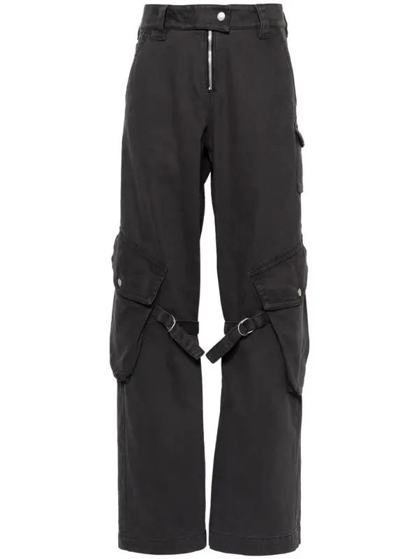 Acne Studios Mid-waist Straight-leg Trousers