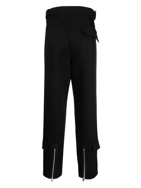 NAMACHEKO Zip-detailed Wool Trousers
