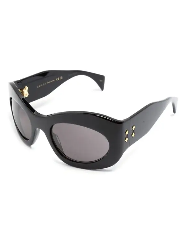Gucci Tinted Oval-frame Sunglasses