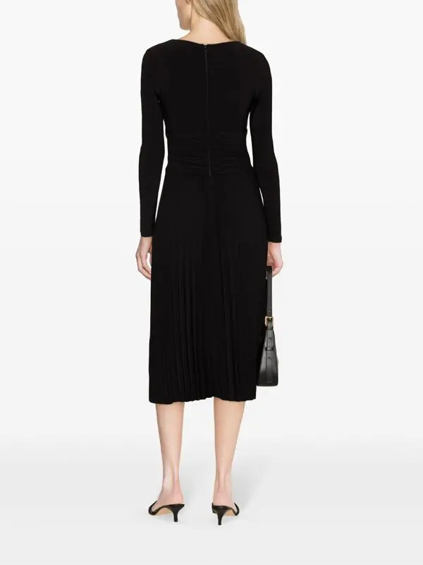 NISSA Pleated Midi Dress