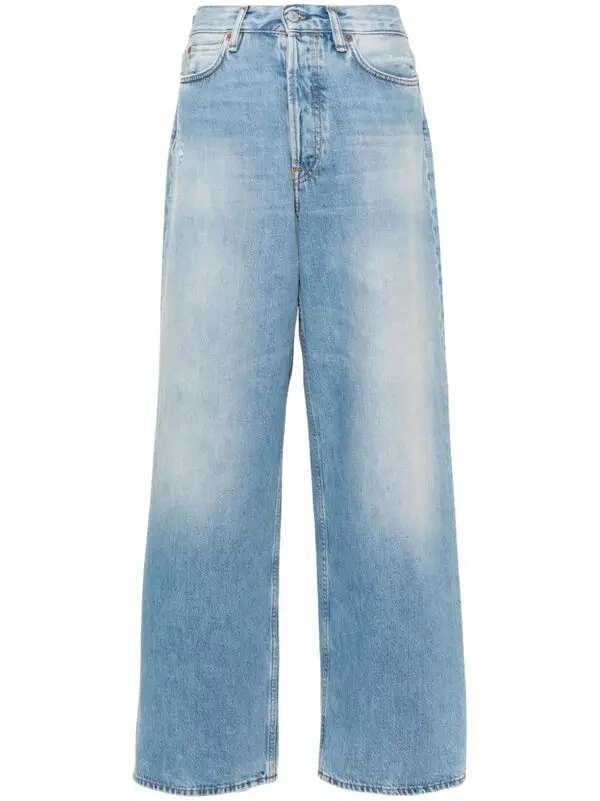 Acne Studios High-rise Wide-leg Jeans - Blue