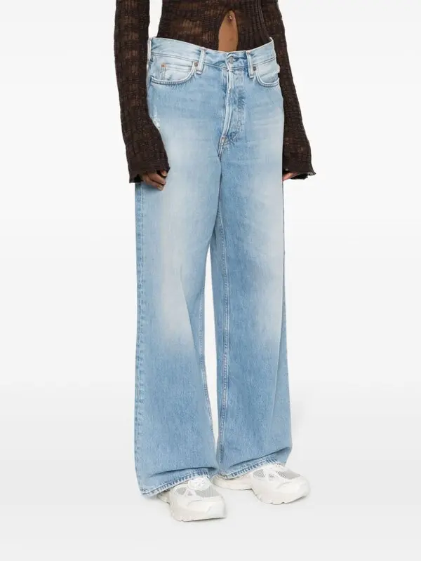 Acne Studios High-rise Wide-leg Jeans - Blue