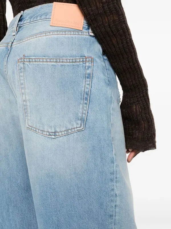 Acne Studios High-rise Wide-leg Jeans - Blue