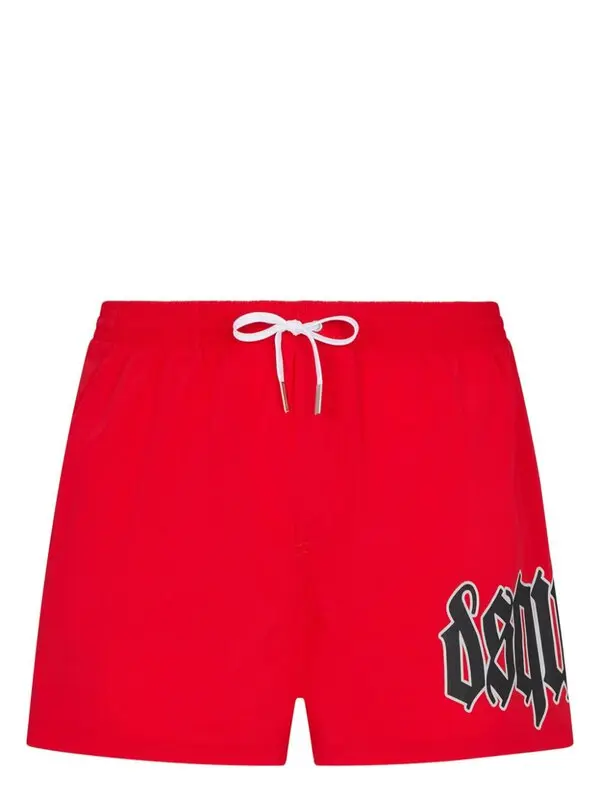 Dsquared2 Logo-print Swim Shorts - Red