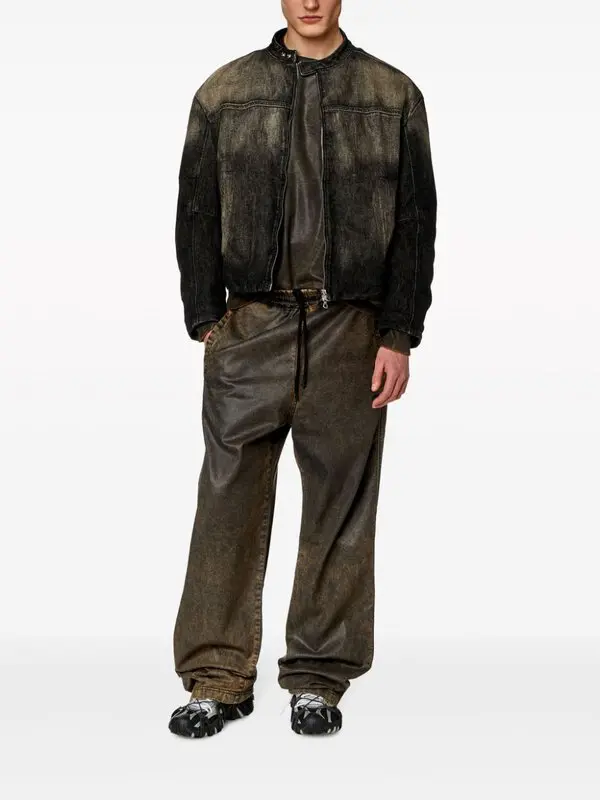DIESEL® Coated Crewneck Sweatshirt