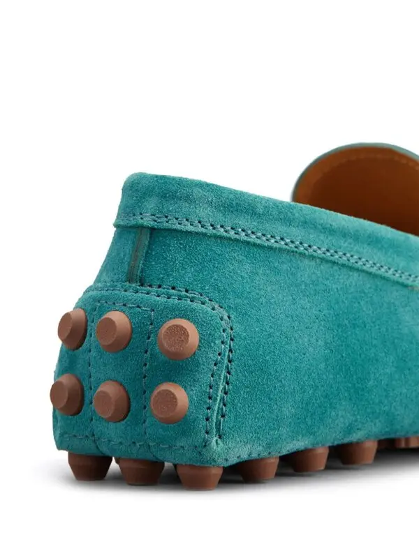 TOD'S Gommino Suede Loafers - Blue