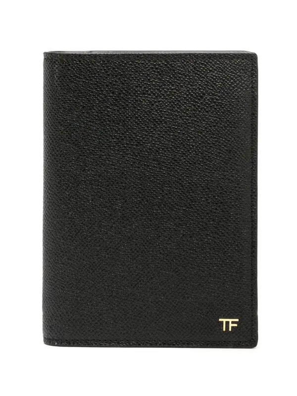 TOM FORD Bi-fold Leather Wallet - Black