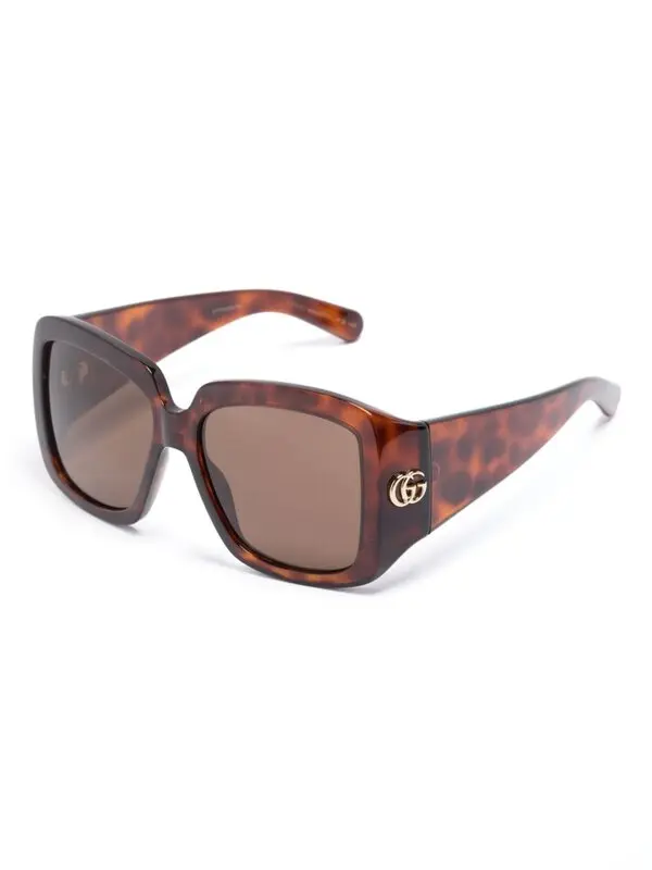 Gucci Tortoiseshell Oversized Sunglasses