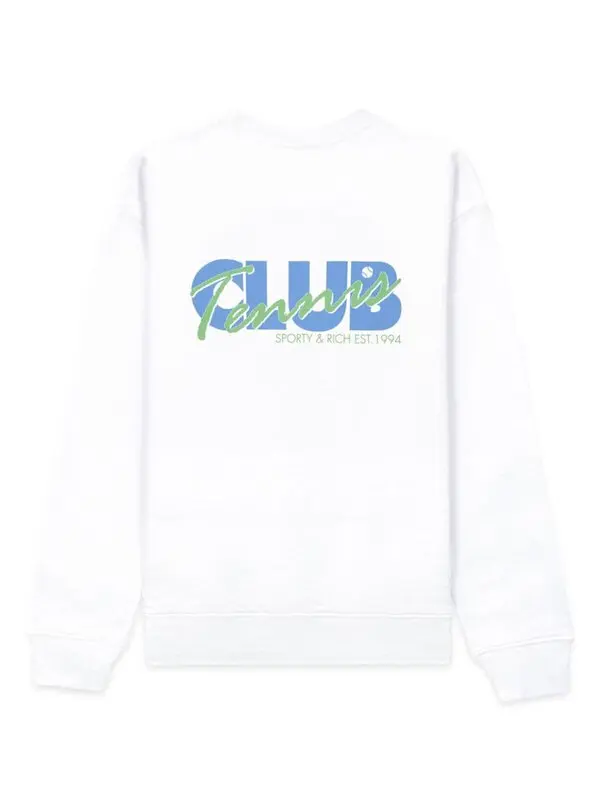 SPORTY & RICH Agassi Crew-neck Sweatshirt