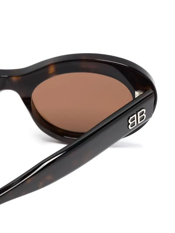 Balenciaga Logo-plaque Sunglasses