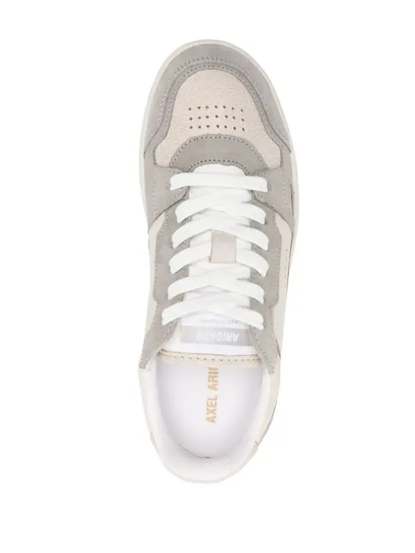 Axel Arigato Dice Lo Suede Panelled Sneakers - Neutrals