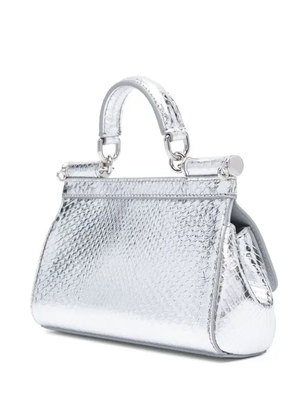 Dolce & Gabbana Sicily Tote Bag - Silver