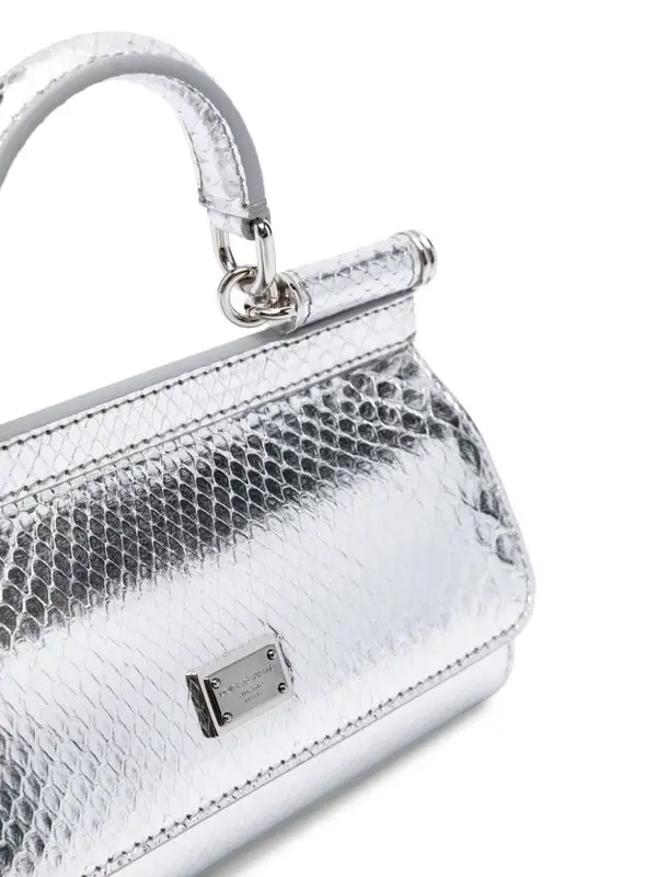 Dolce & Gabbana Sicily Tote Bag - Silver