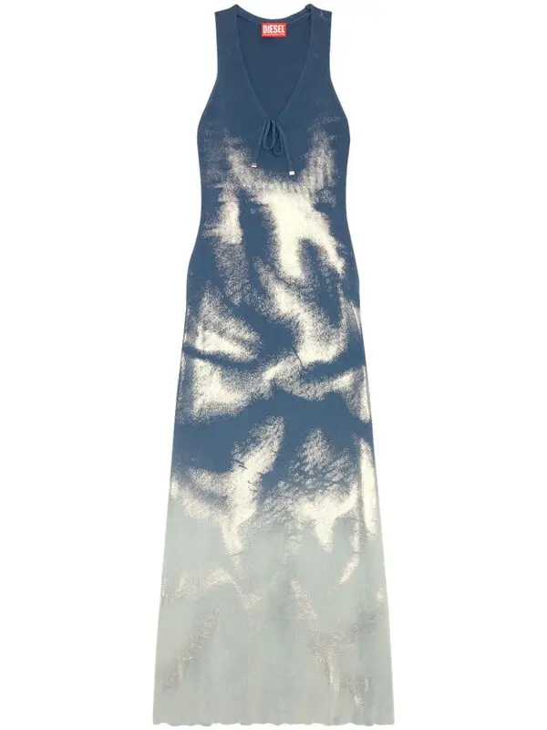 DIESEL® M-idelle Ribbed-knit Maxi Dress