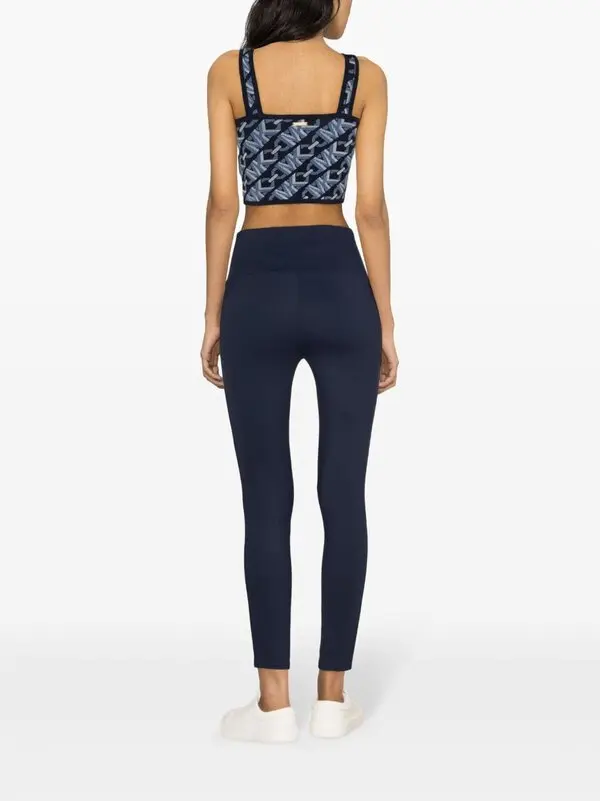 Michael Kors Monogram Cropped Tank Top
