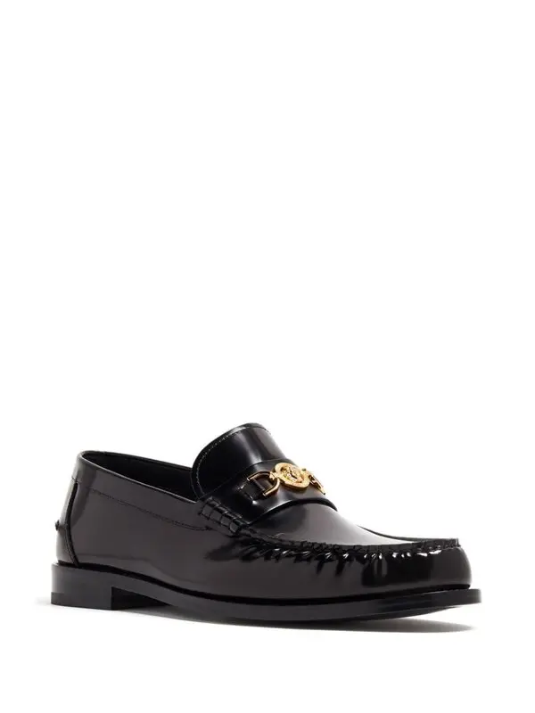 Versace Medusa '95 Leather Loafers - Black