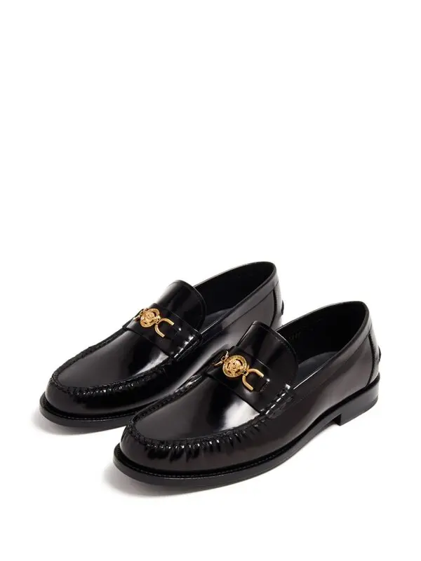 Versace Medusa '95 Leather Loafers - Black