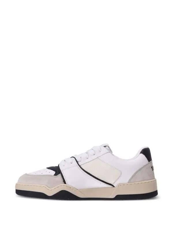 Dsquared2 Spiker Leather Sneakers - White