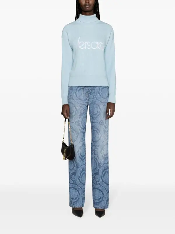 Versace Barocco Straight-leg Jeans