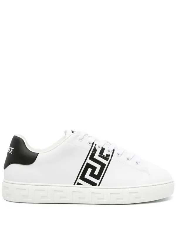 Versace Greca Embroidered Sneakers