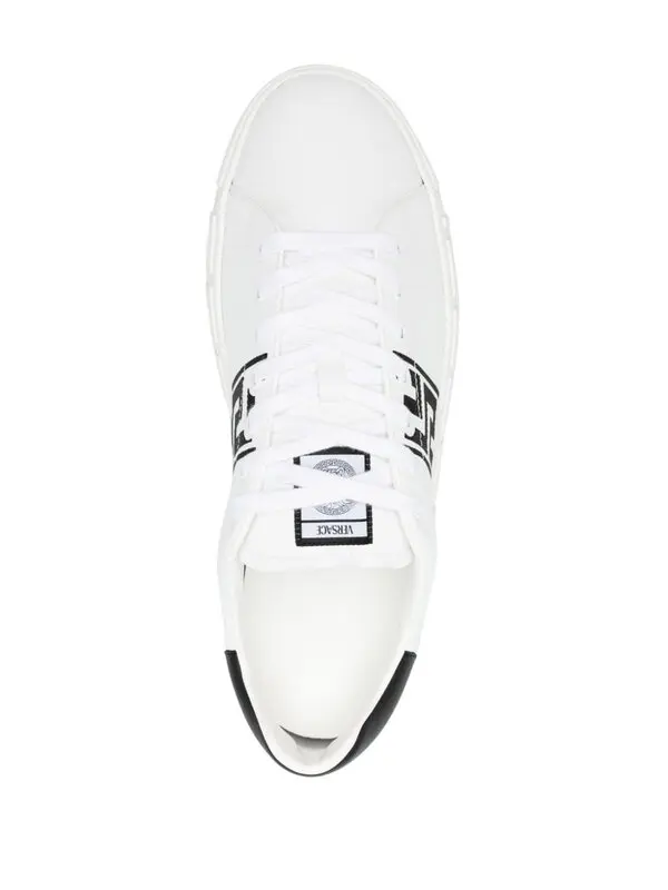 Versace Greca Embroidered Sneakers
