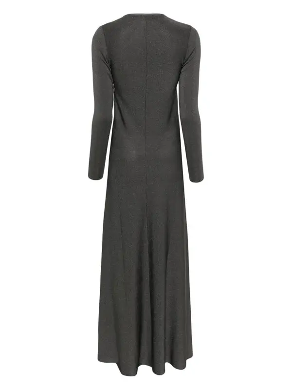 MRZ Lurex Flared Long Dress