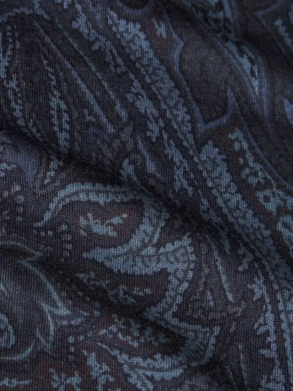 Etro Paisley-print Short-sleeve T-shirt - Blue