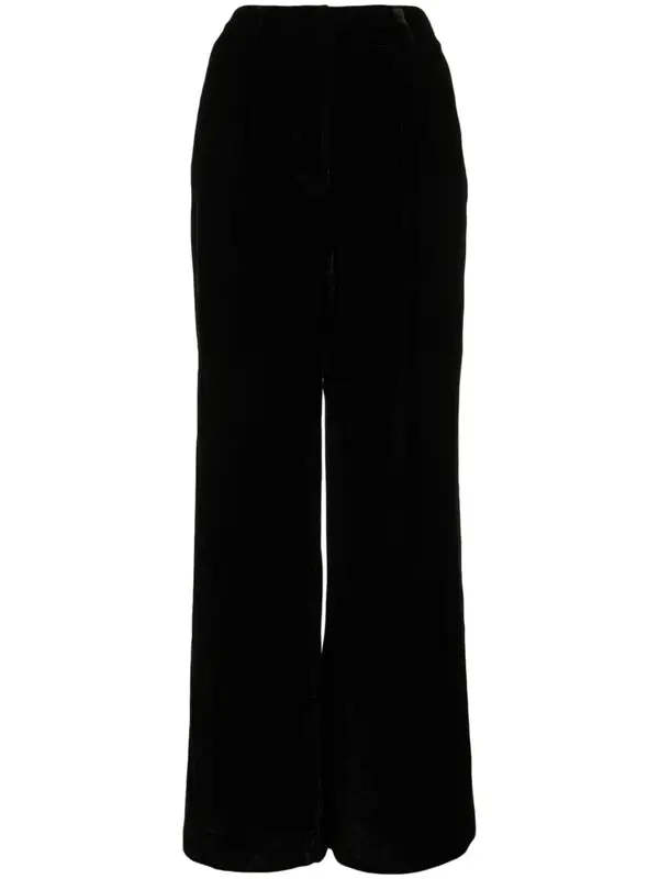 Ulla Johnson Veronica Velvet Wide-leg Trousers