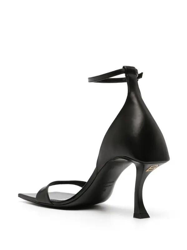 Balenciaga Hourglass 100mm Leather Sandals