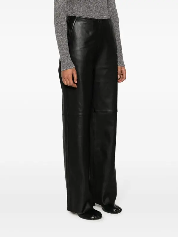 TOTEME Straight-leg Leather Trousers