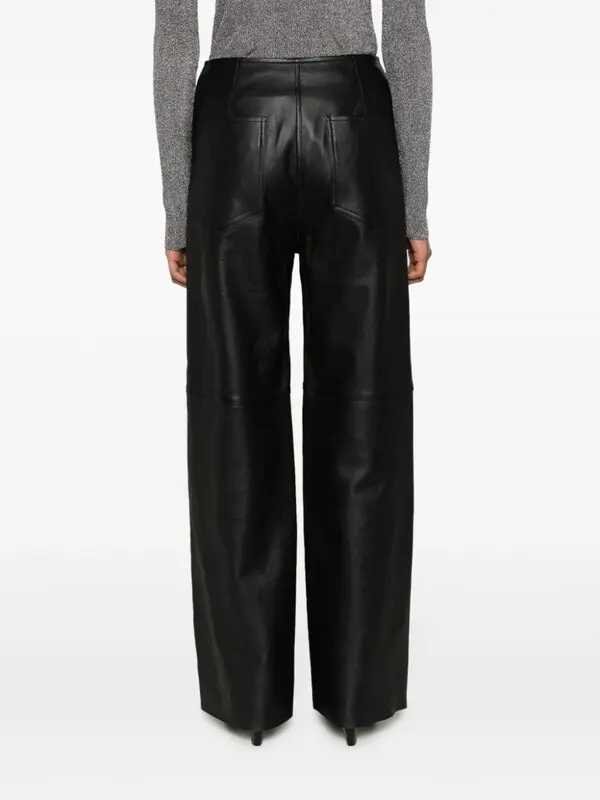 TOTEME Straight-leg Leather Trousers