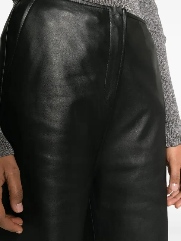 TOTEME Straight-leg Leather Trousers