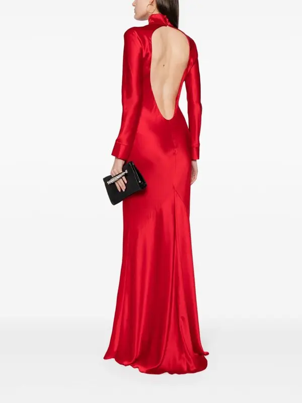 Michelle Mason Open-back Gown