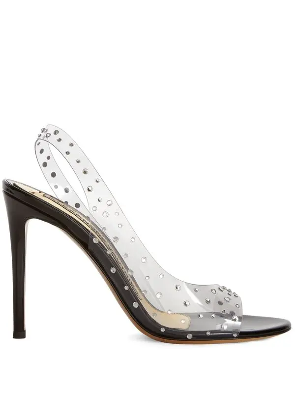 Alexandre Vauthier Constance 105mm Crystal-embellished Sandals